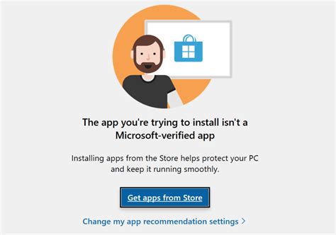 The App Youre Trying To Install Isnt A Microsoft Verified App Minitool