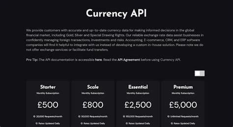 Currency Api Accurate And Up To Date Currency Data For The Global Financial Market