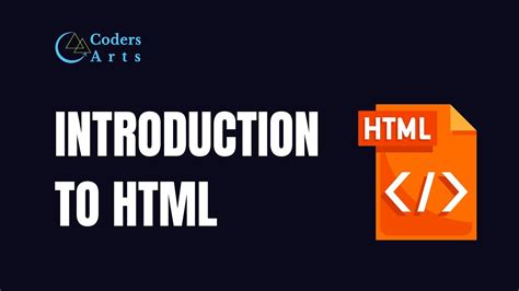1 Getting Started With Html An Introduction Html Tutorial For