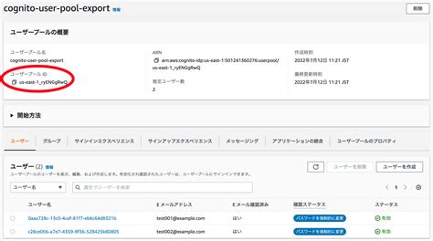 amazon cognito のユーザープールを 定期バックアップ ~「cognito user profiles export