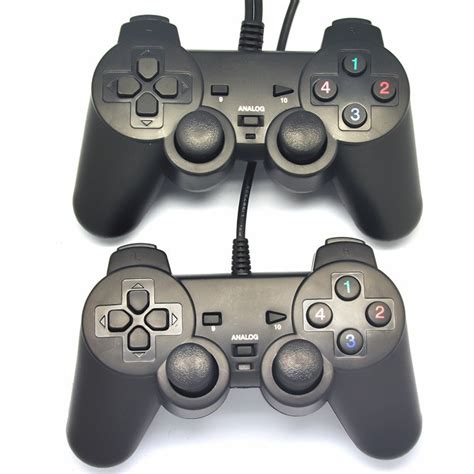 Portable USB Dual Vibration Gamepad Controller Joystick For PC Laptop Shopee Malaysia