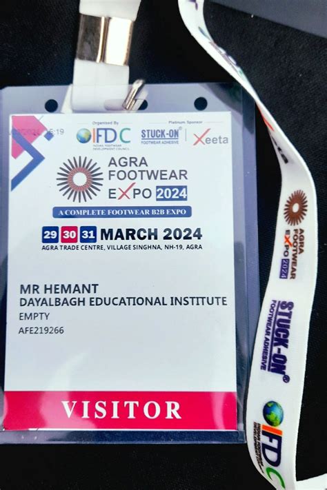 Hemant Yadav On Linkedin Footwearexpo2024 B2b Footwearindustry Innovation Technology