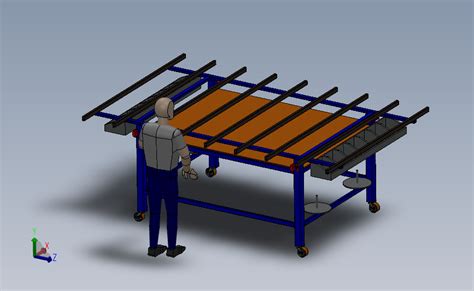 铝材质的工作台框架 SOLIDWORKS 2010 模型图纸下载 懒石网 铝材质的工作台框架 SOLIDWORKS 2010 模型图纸下载 懒石网
