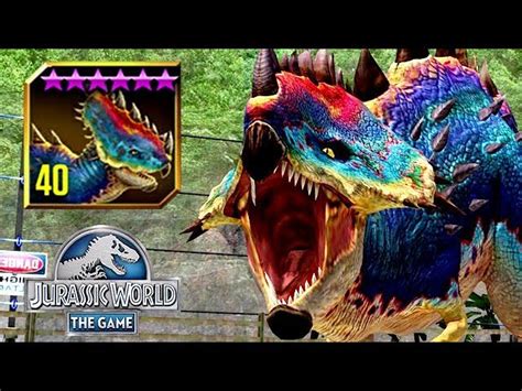 New Hybrid Pachygalosaurus Max Level Jurassic World The