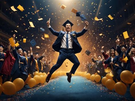 Premium Ai Image Graduation Icon