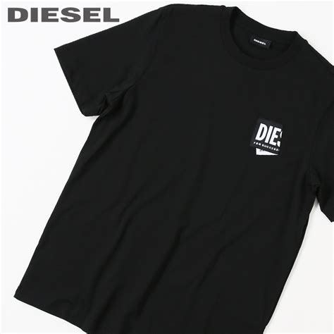 【楽天市場】 Diesel ディーゼル メンズ パッチロゴ クルーネック コットン 半袖tシャツ カットソー【t Just Lab】【サイズ