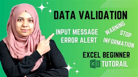 How To Use Data Validation In Excel Part 2 Youtube