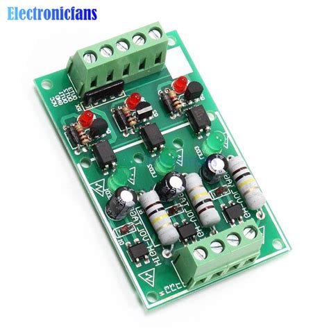 Channel Optocoupler Isolation Module AC V Isolated Board Testing Module No PCB Holder AC