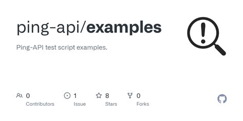 Github Ping Api Examples Ping Api Test Script Examples