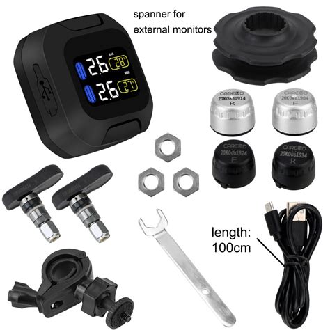 Motorfiets Tpms Motor Bandenspanningscontrolesyste Grandado