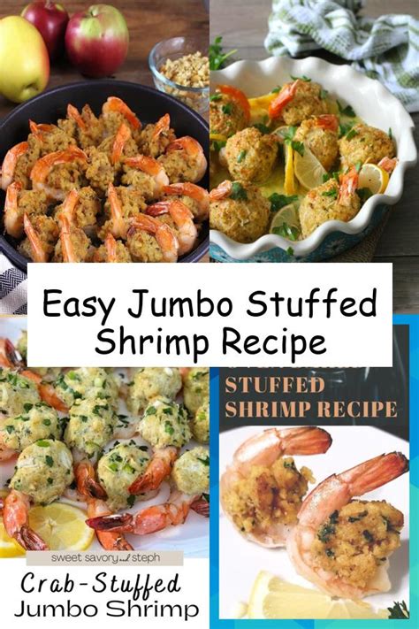 Easy Jumbo Stuffed Shrimp Recipe Eatingbook