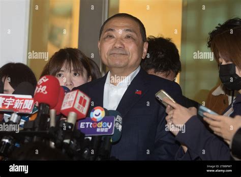 Taipei Taiwan 06th Dec 2023 Hou Yu Ih Kuomintang Kmt President