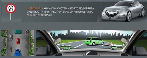 Кръгозор за автомобили с десен волан Действието на системата