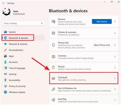 how to middle click on laptop touchpad in windows 11