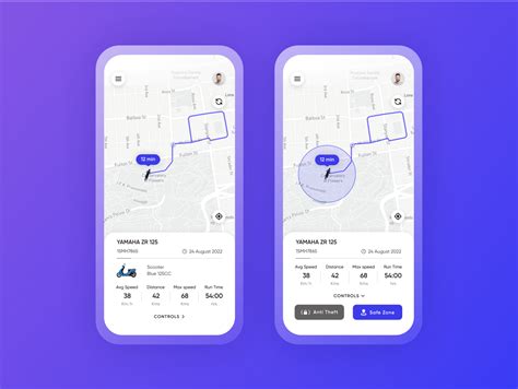 Vehicle Gps Tracking App Ui By Aravind Aravind On Dribbble