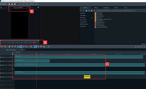 Magix Video Pro Why Does It Say Source Empty When There Are Files