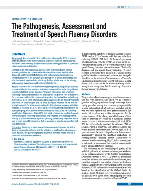 Neumann Et Al Dtsch Arztebl Int The Pathogenesis Assessment And