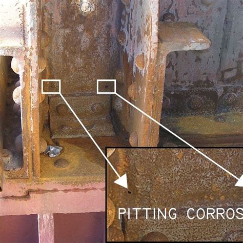 Example Of Pitting Corrosion In A Structural Component Download Scientific Diagram
