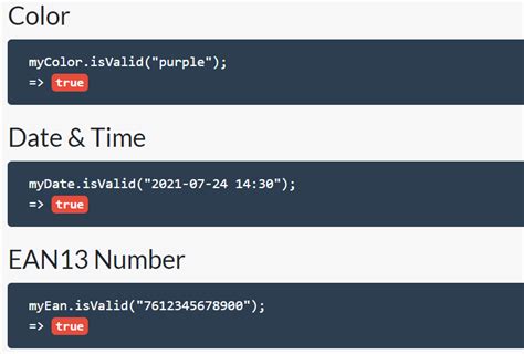 Versatile Data Validation Javascript Library Css Script