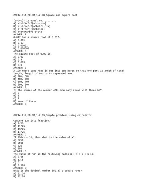 Sq And Sq Root Mod2 Pdf