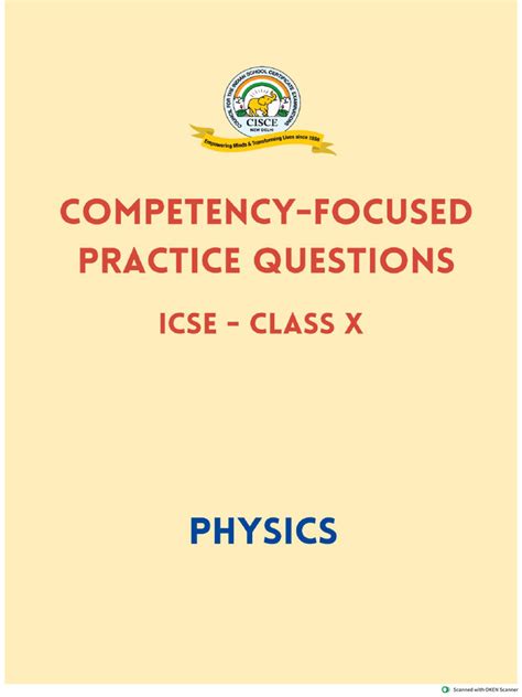 Icse Physics X Pdf