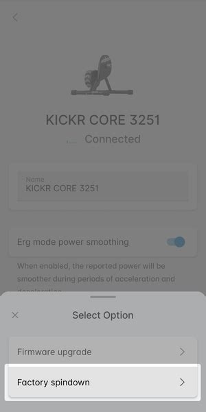 Factory Spindown Kickrmovecoresnap Tsg Wahoo Fitness Support