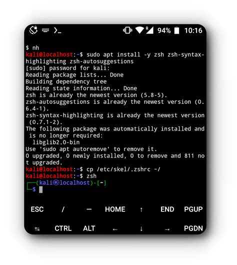 How To Install ZSH In Kali Linux And Kali Nethunter Linuxndroid