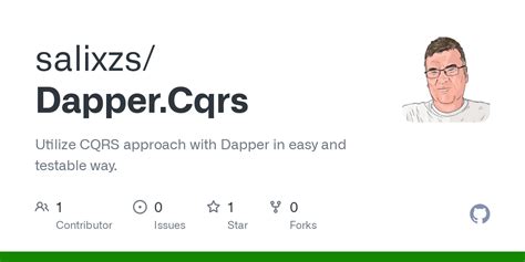 Github Salixzsdappercqrs Utilize Cqrs Approach With Dapper In Easy