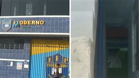 Menor De 11 Años Que Cayó Del Tercer Piso De Colegio En Huaycán Está En