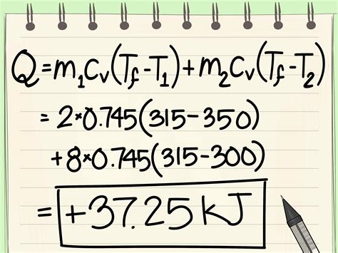 How To Solve A Basic Heat Transfer Problem In Thermodynamics