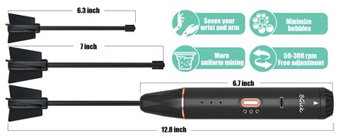Upgraded Resin Mixer Handheld Rechargeable Mixer With