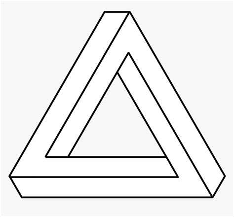 Triangular Optical Illusion Visual Illusion Surreal Optical