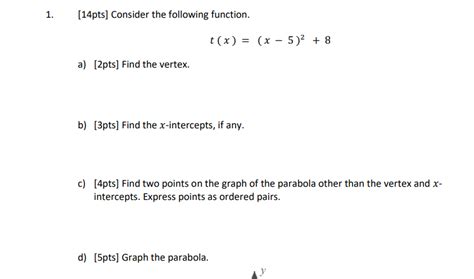 Solved 14pts Consider The Following Chegg Com