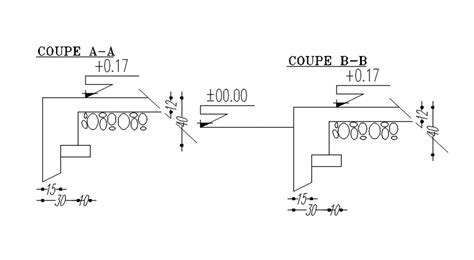 Cross Section Of Inside Corner Design In Autocad 2d Drawing Cad File Dwg File