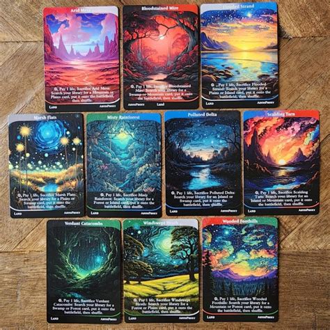 1x Fetch Land Set C Mtg Abyss Proxy Shop Enhance Your Commander And Edh Decks With Mtg Proxies