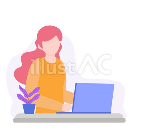free vectors woman doing input work