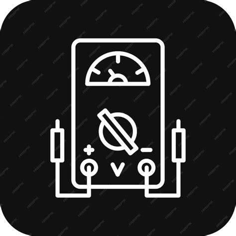 Premium Vector Voltage Indicator Vector Illustration