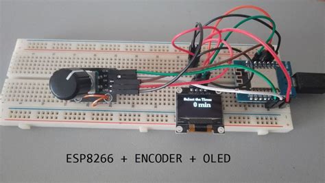Timer With Oled Display Encoder Esp8266 Edgemicrotech