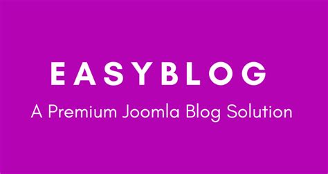 5 Best Joomla Blog Extensions