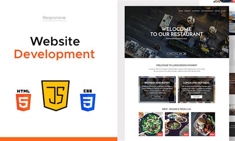 Develop Websites Using Html Css And Javascript Responsive By Proahsan Fiverr