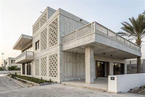 Geometric Architecture Detail Of Modern Concrete Structure Stock Illustration Illustration Of