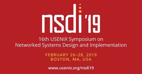 nsdi 19 usenix