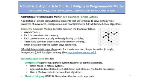 Algorithmic Self Assembly With Dna Tiles Tutorial Ppt Download