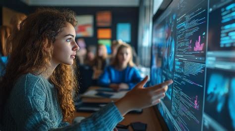 Quotstudents Engaged In An Interactive Coding Workshopquot Premium Ai Quotstudents Engaged In An Interactive Coding Workshopquot Premium Ai