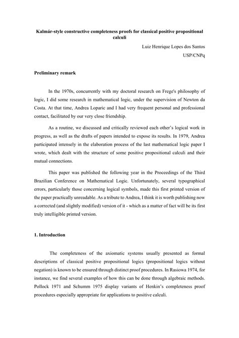 Pdf Kalmár Style Constructive Completeness Proofs For Classical