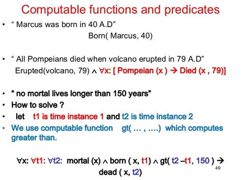 knowledge representation and predicate logic