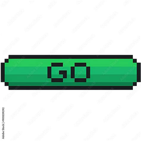 Pixel Buttons Of The Game Interface Box With Pixelated Text Menu Game Buttons Game Menu