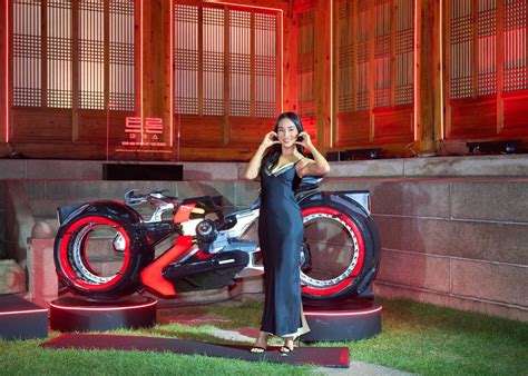 Greta Lee Unveils Tron Ares Global Press Cyberpunk Chic • Celebmafia