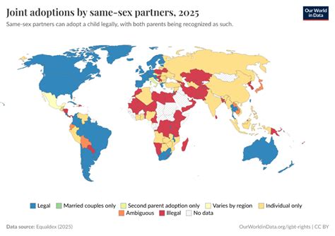Joint Adoptions By Same Sex Partners Our World In Data
