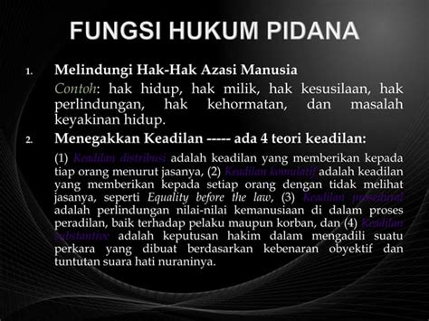 Pertemuan 17 Sifat Hukum Pidana Kedudukan PPT